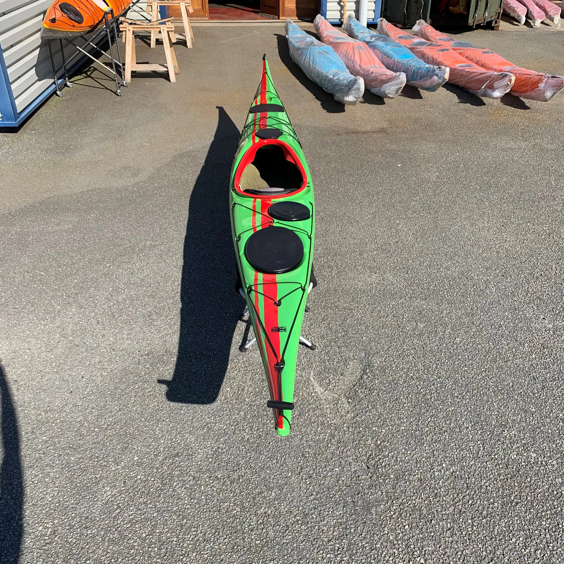 North Shore Atlantic Evolution LV Sea Kayak - Carbon Kevlar - Green ...