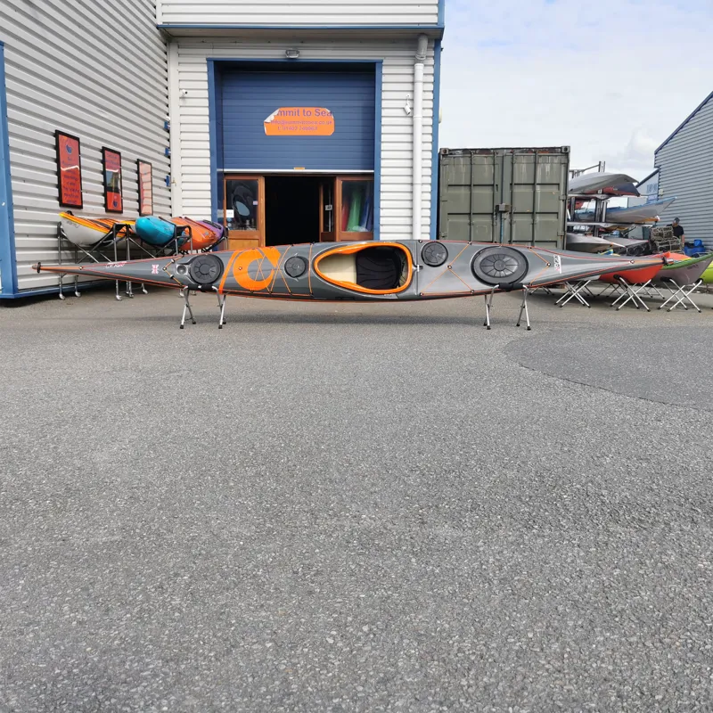 P H Cetus HV Sea Kayak Performance Kevlar Diolen Grey / Orange