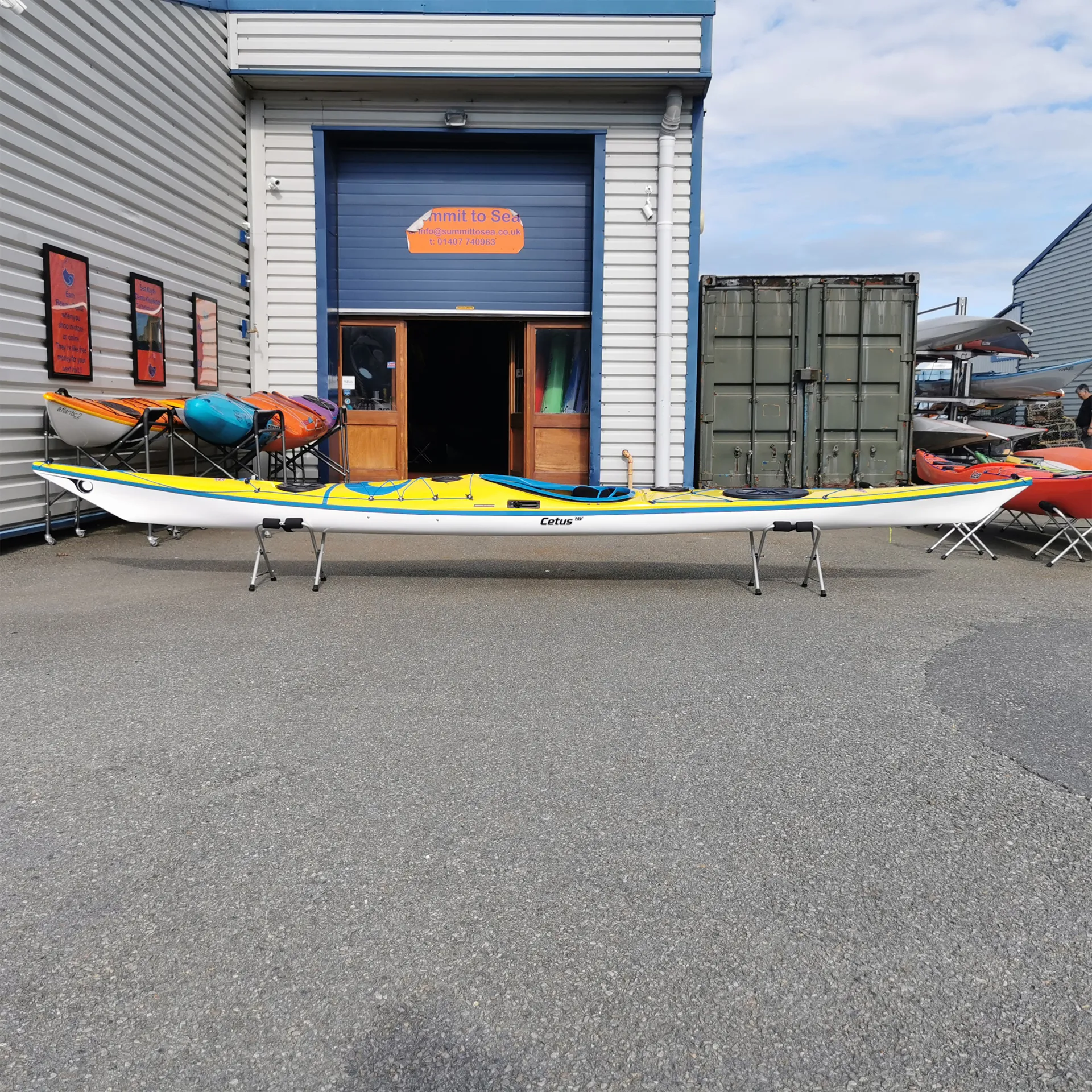 P and H Cetus MV Sea Kayak Performance Kevlar / Diolen Yellow