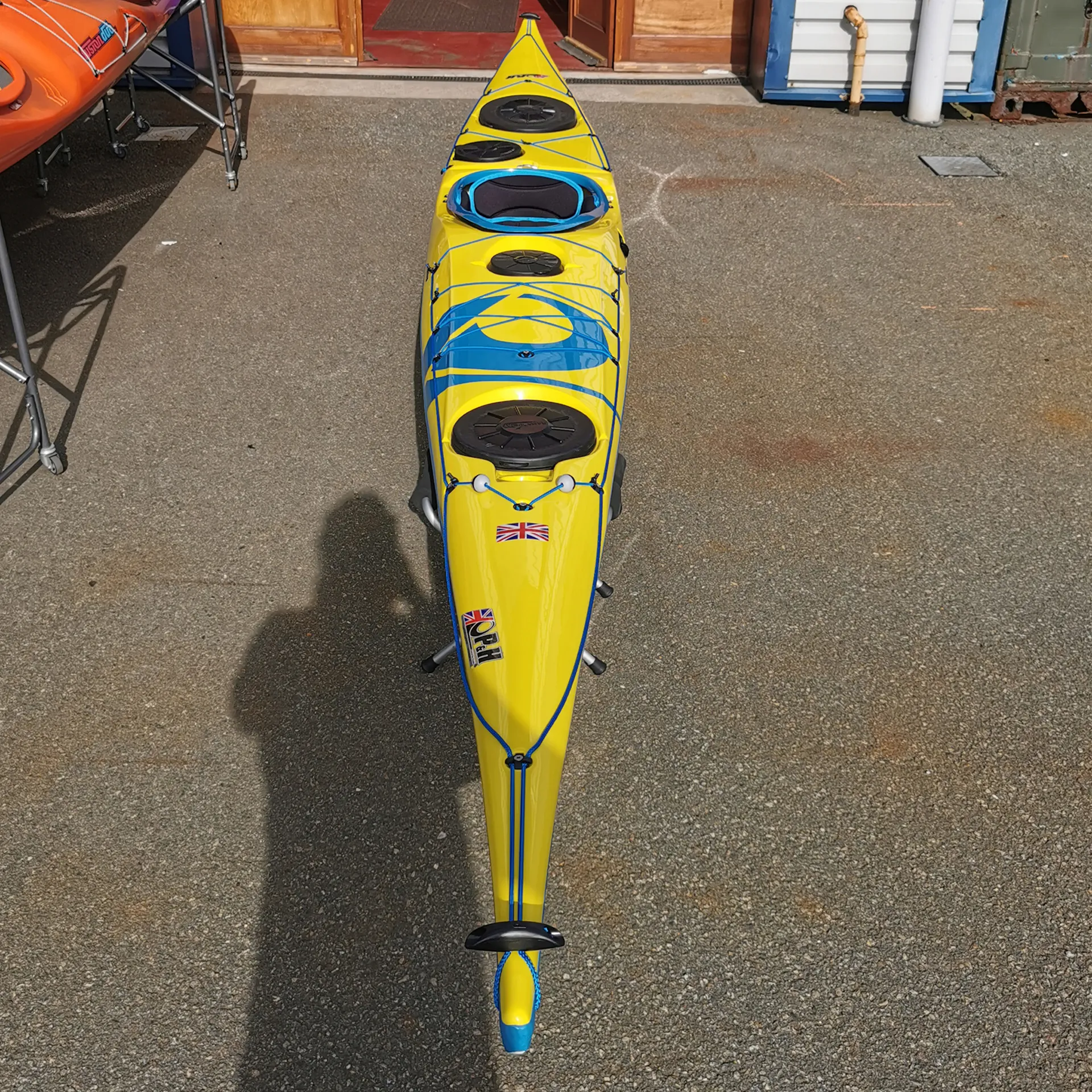 P and H Cetus MV Sea Kayak Performance Kevlar / Diolen Yellow