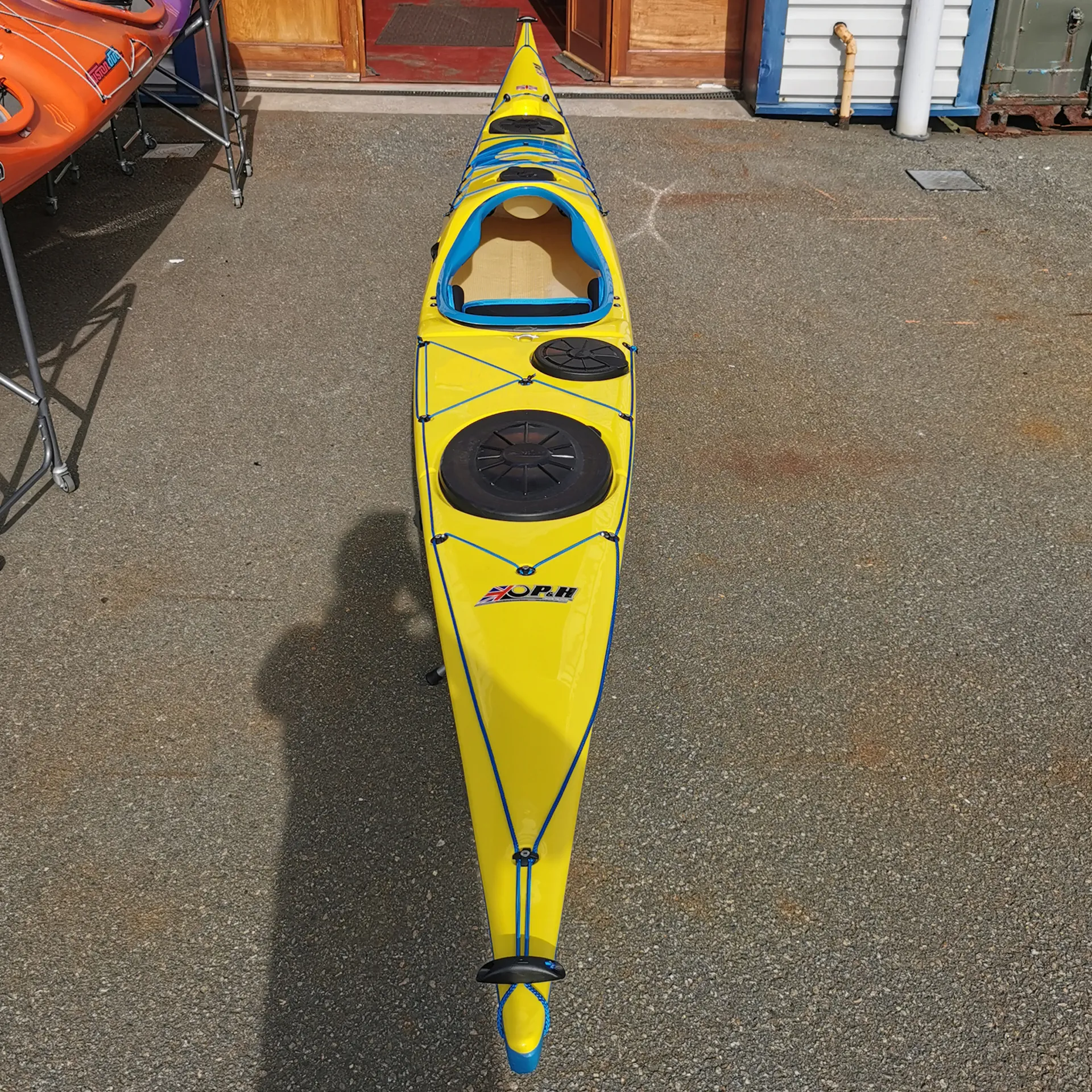 P and H Cetus MV Sea Kayak Performance Kevlar / Diolen Yellow
