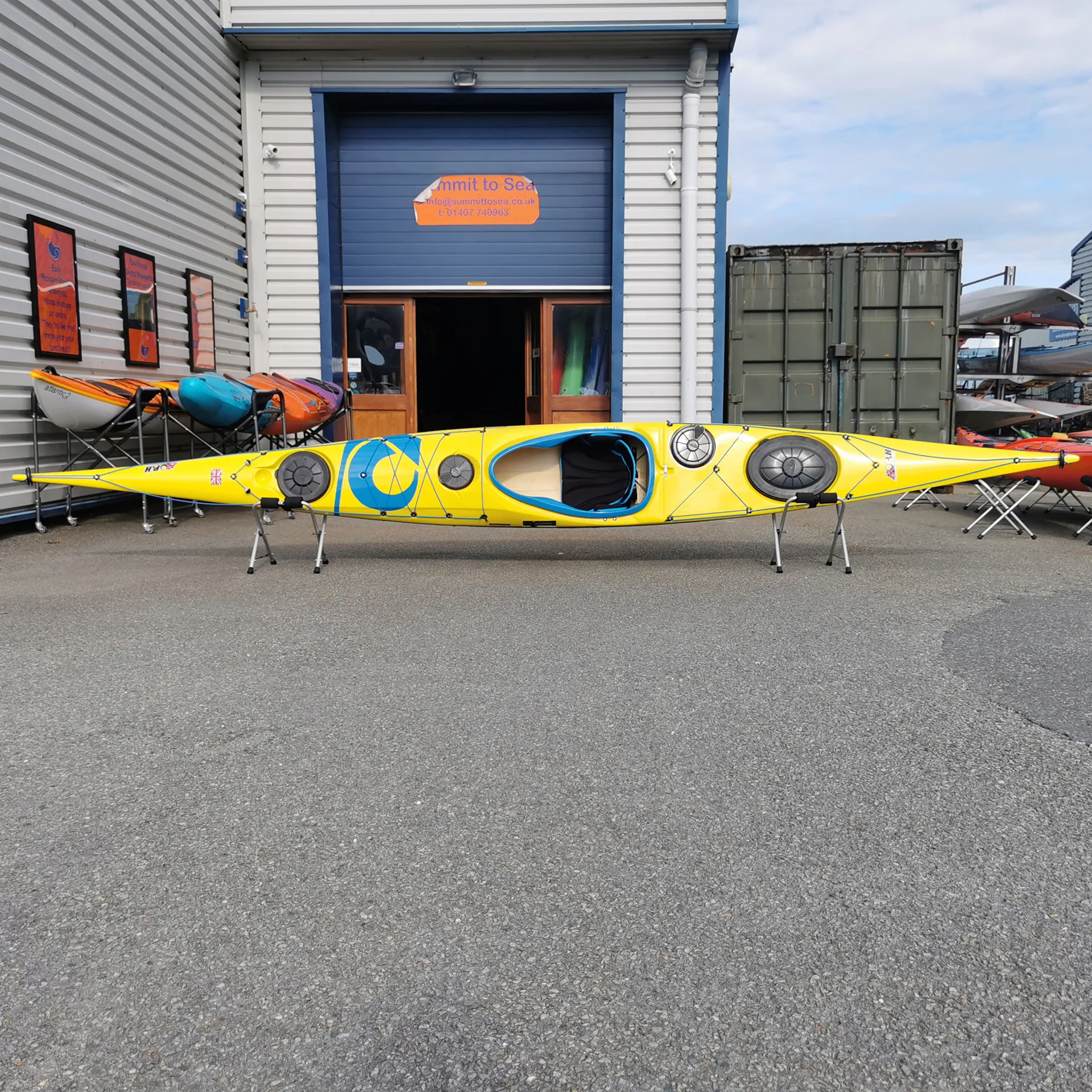 P and H Cetus MV Sea Kayak Performance Kevlar / Diolen Yellow