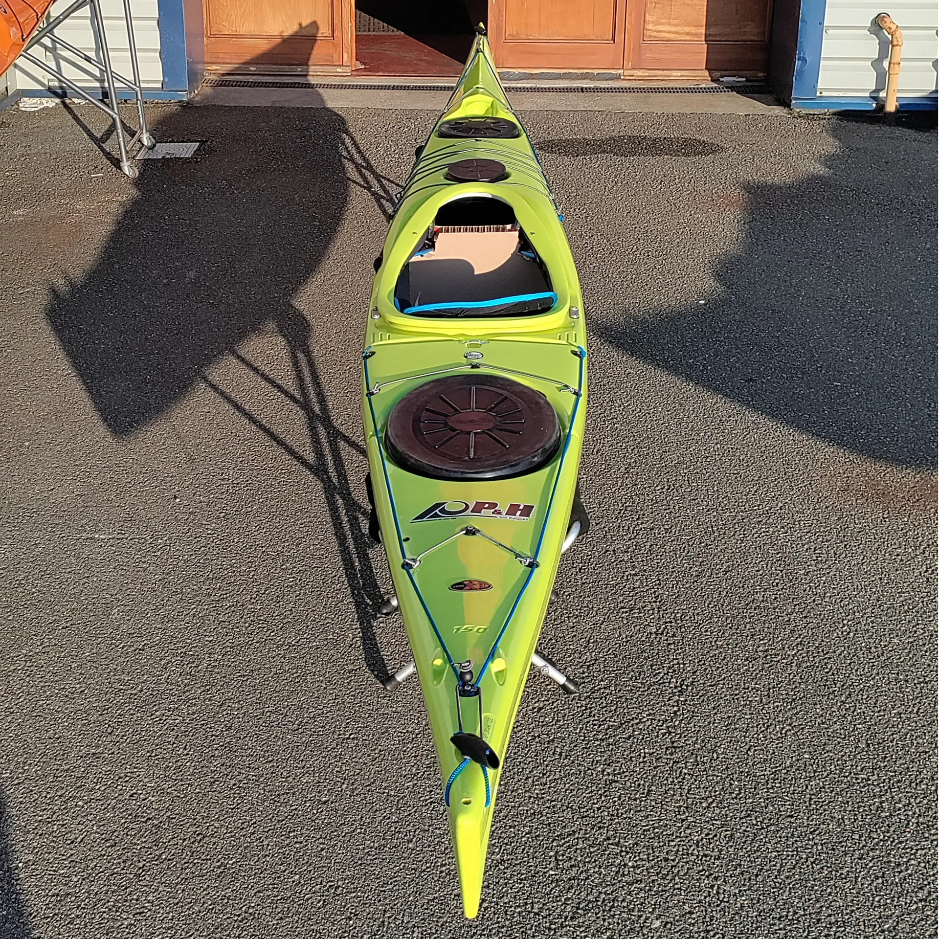 2023 P and H Delphin 150 Sea Kayak Corelite X Lizard Green