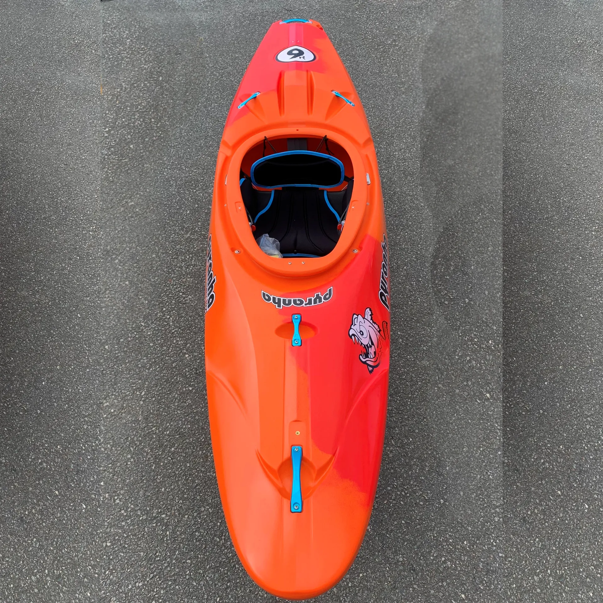 Pyranha 9R2 Large Whitewater Kayak - Orange Crush - Cosmetic Second