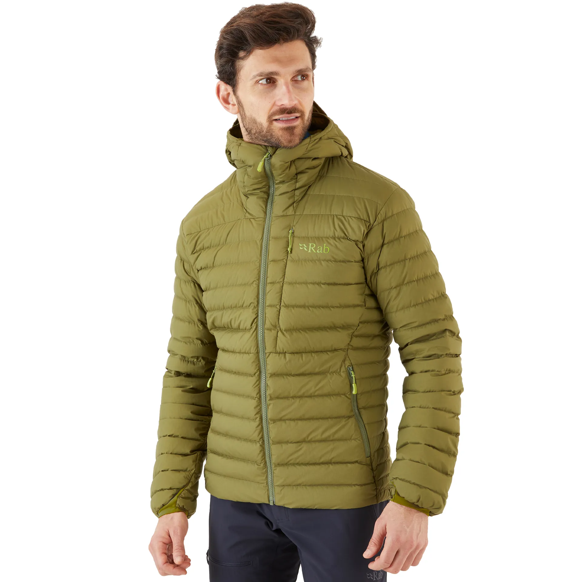Rab Infinity Microlight Down Jacket - Men's Chlorite Green