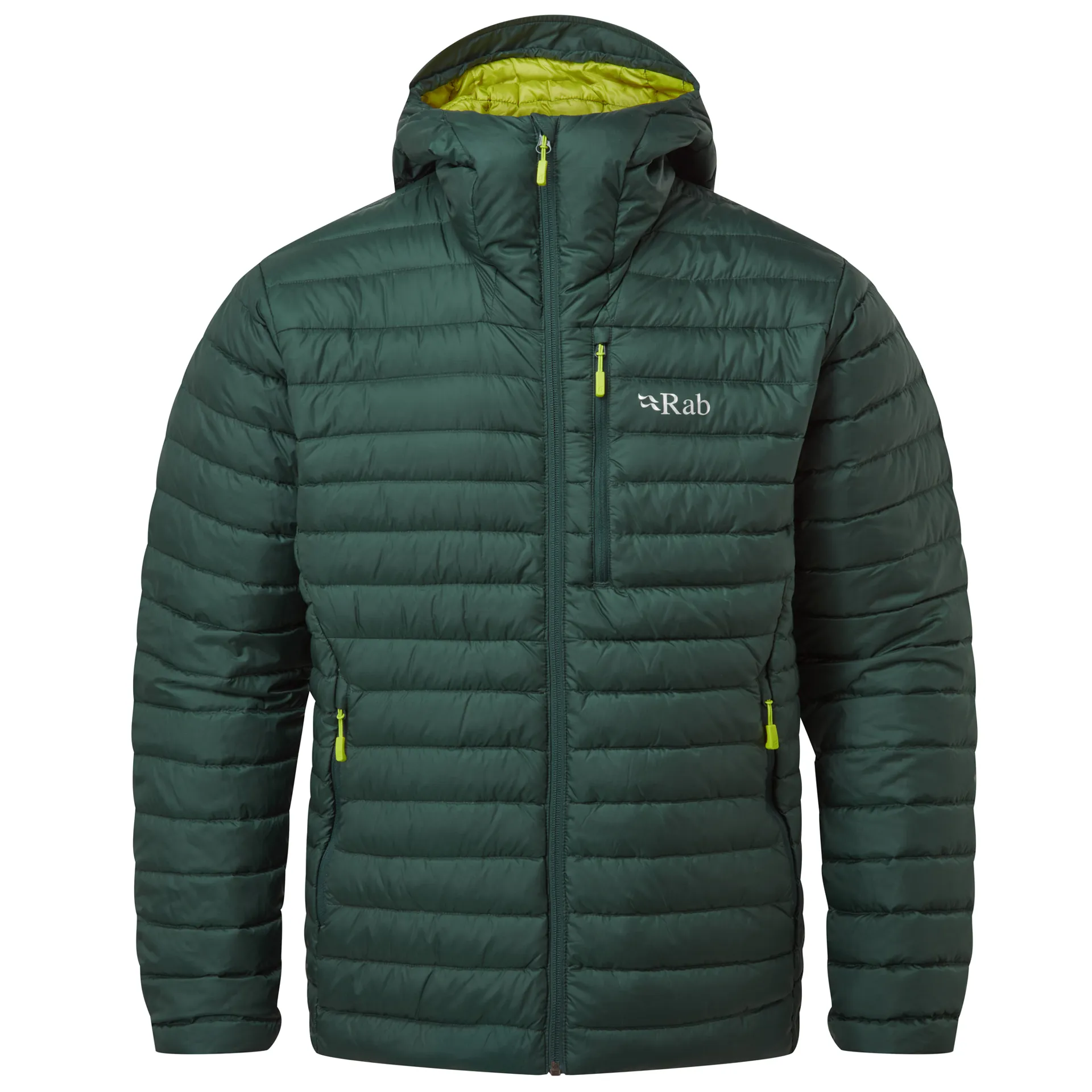 Microlight Alpine Jacket Pine Green Mens Down Insulated Jacket