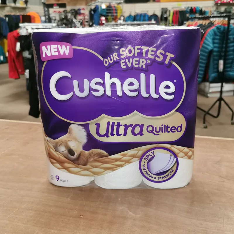 Cushelle Ultra Quilted 9 Pack + Peak UK Explorer Suit for One Penny