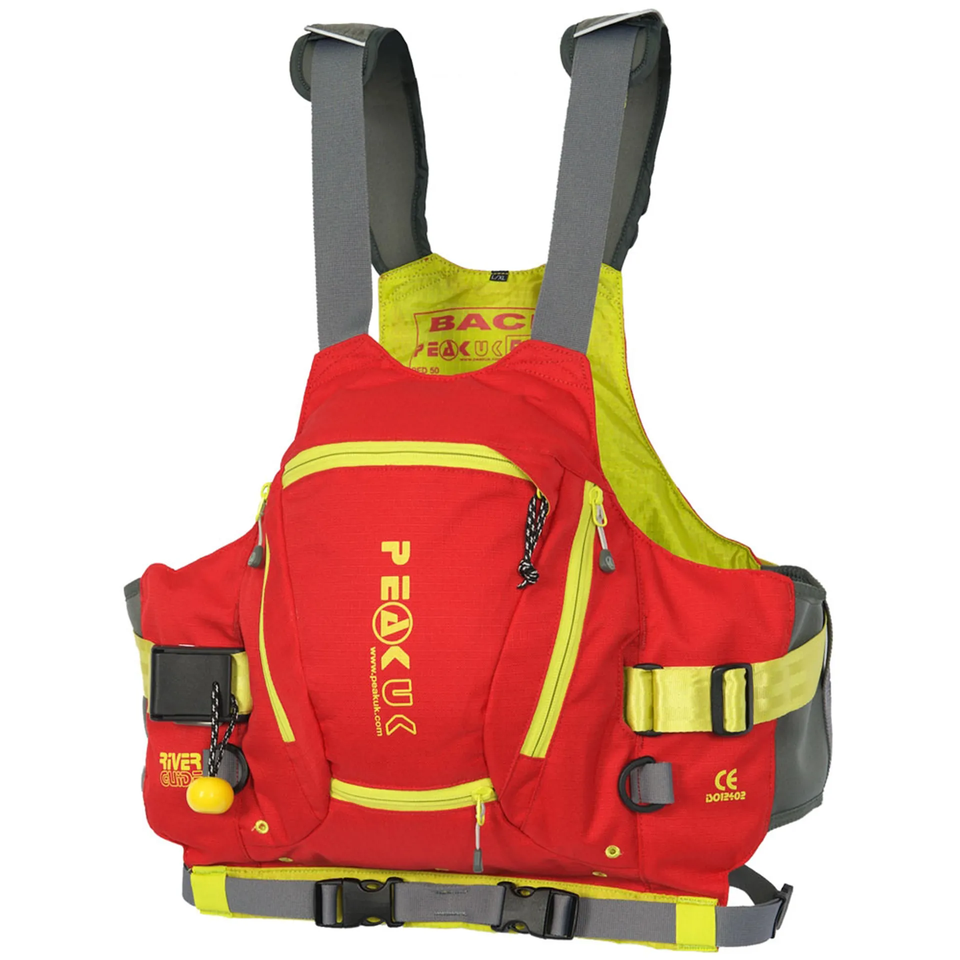 Peak UK River Guide Vest PFD - Red