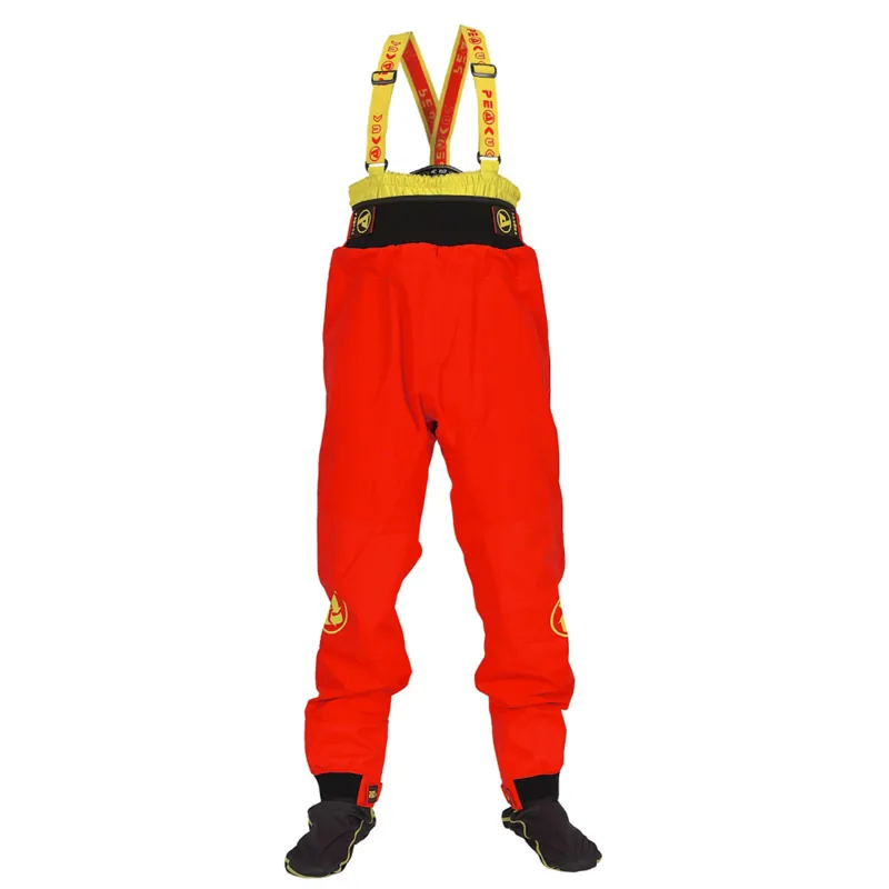 Peak UK Storm Pants X2.5 Mens Red Drytrousers for Canoe / Kayak