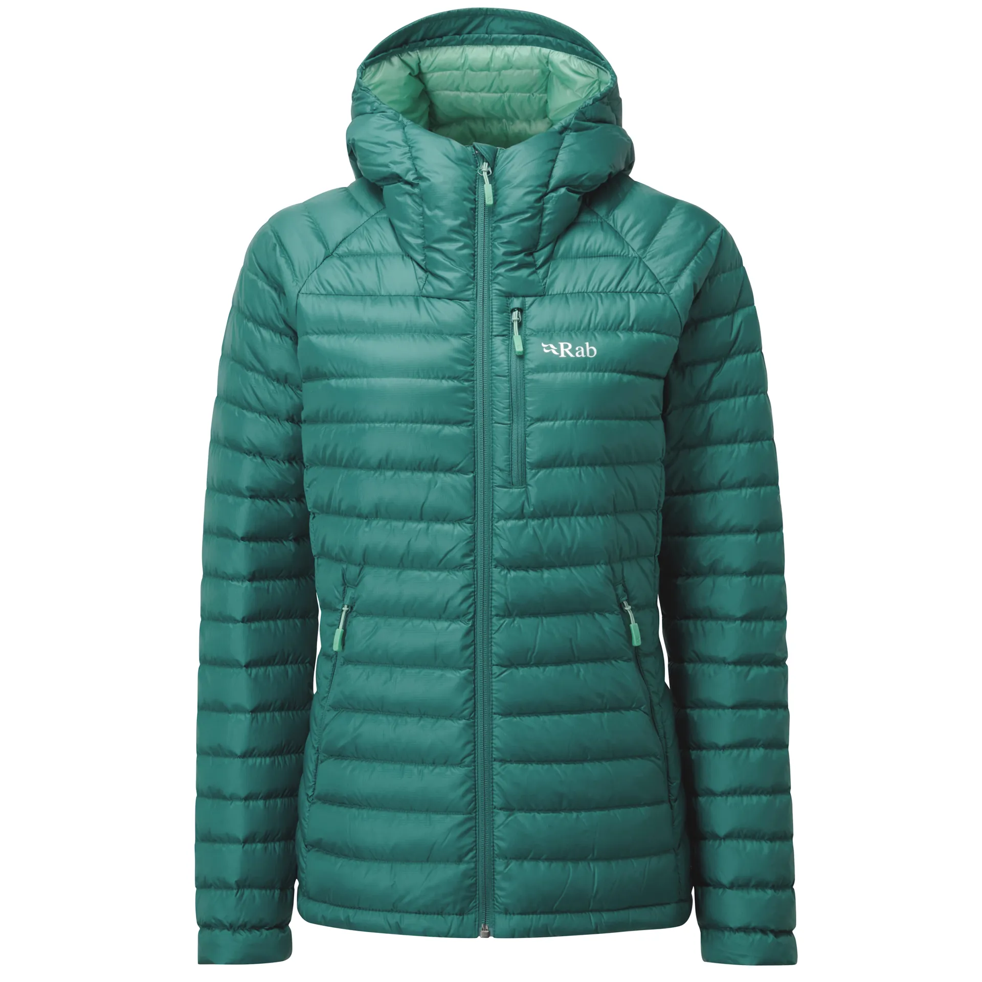 Rab Microlight Alpine Jacket X-Long Womens - Atlantis Down Jacket