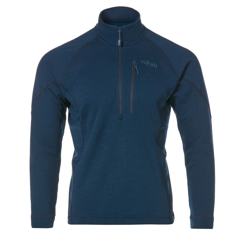 Rab Nucleus Pull-On Deep Ink Mens Midweight Fleece Pullover