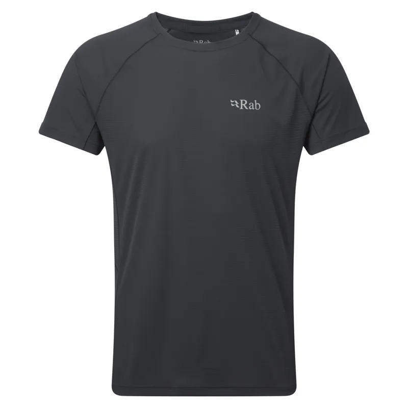 Rab Pulse SS Tee - Ebony Mens Technical Tee