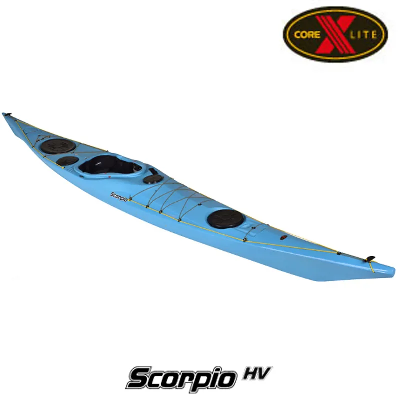 P and H Scorpio HV - Turquoise Sea Kayak with Skudder