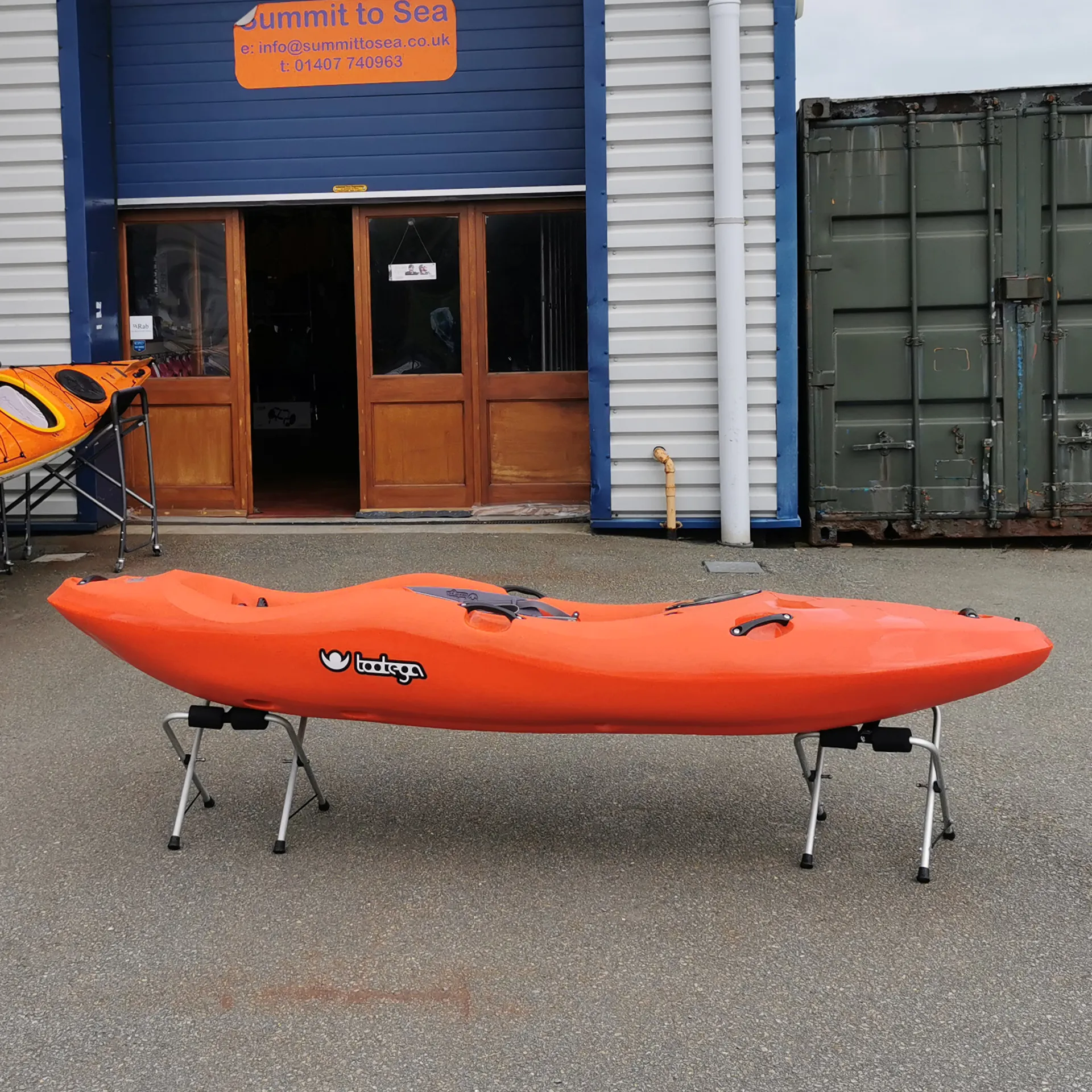 Tootega Catalyst 88 Orange Whitewater Sit on Top Kayak
