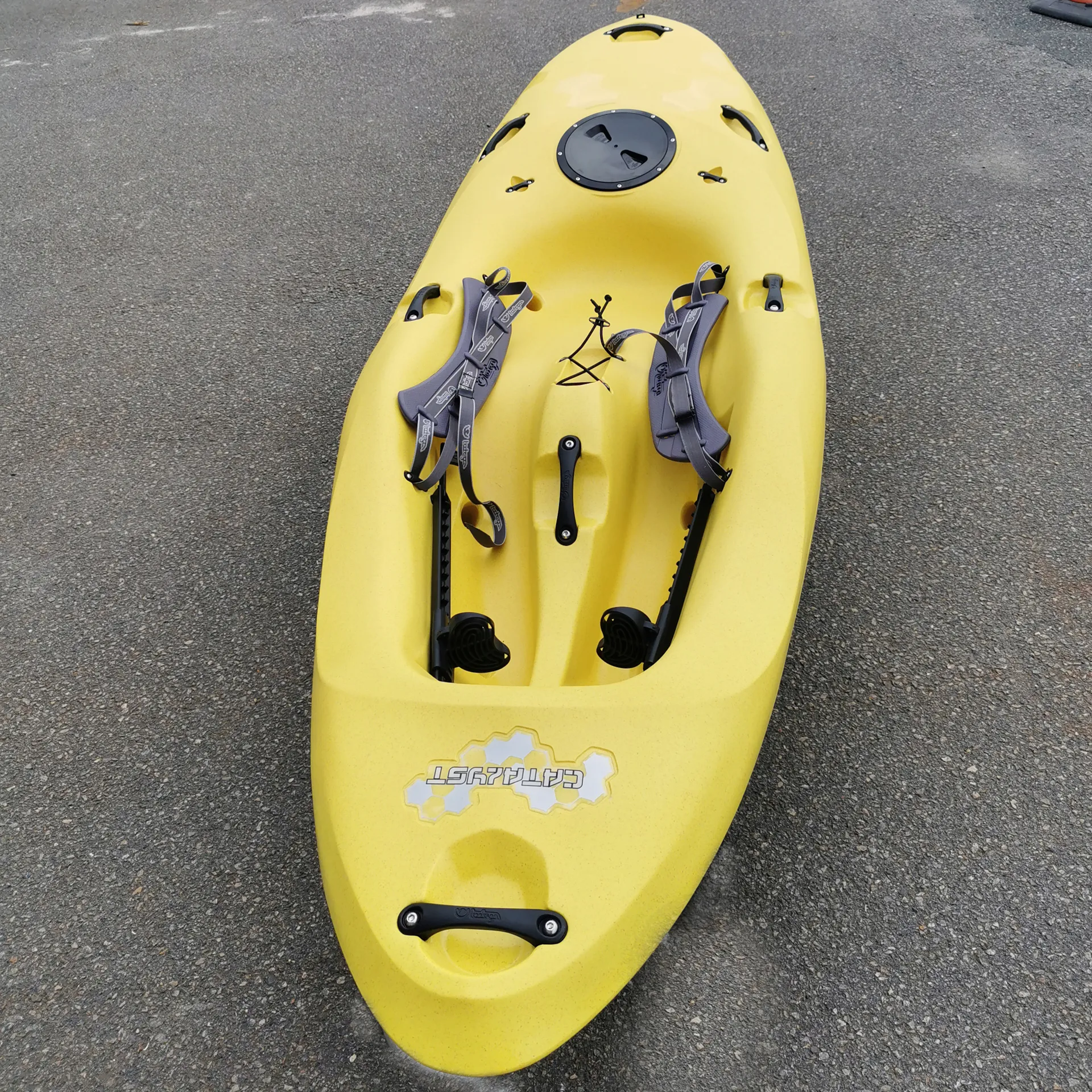 Tootega Catalyst 88 Yellow Whitewater Sit-on-Top Kayak