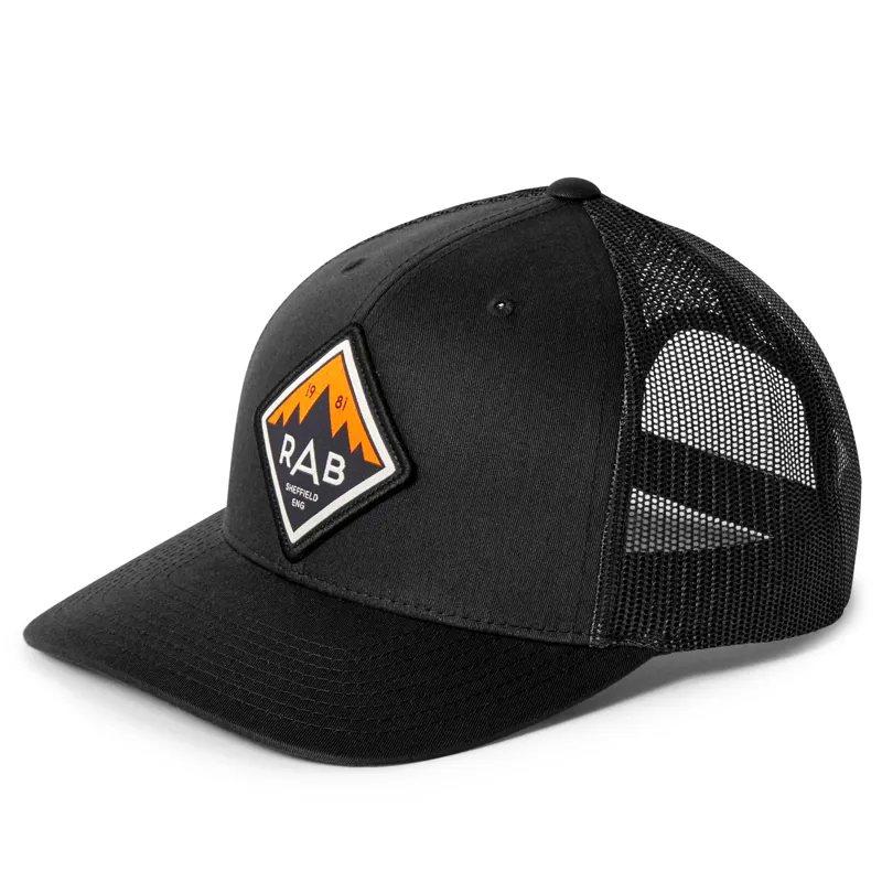 Rab Freight Cap Black Fuel - Logo Truckers Cap