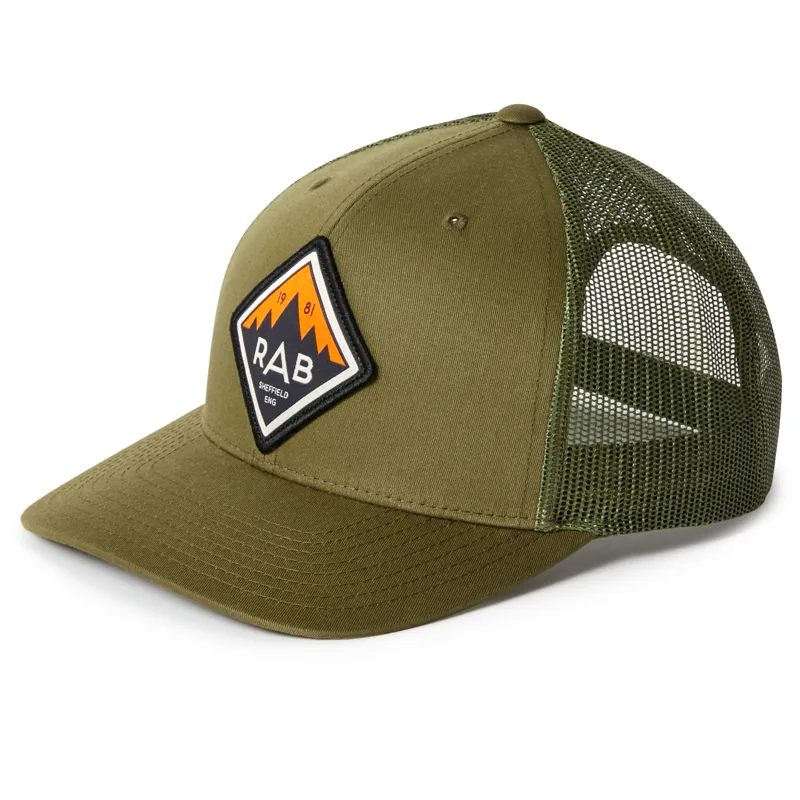 Rab Freight Cap Moss Green - Logo Truckers Cap