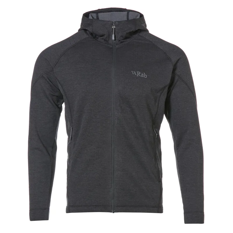 Rab Nucleus Hoody Steel Mens Midweight Fleece Jacket