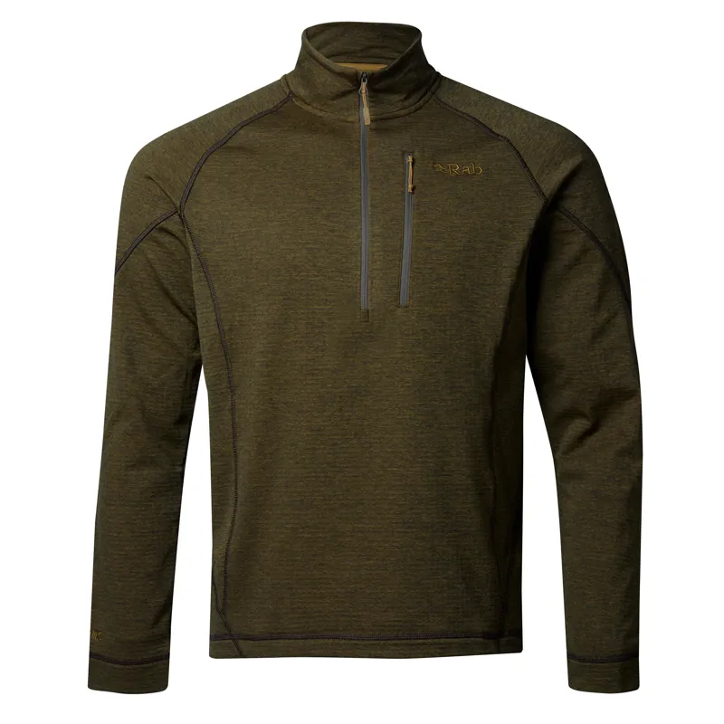 Rab Nucleus Pull-On Dark Footprint Mens Midweight Fleece Pullover