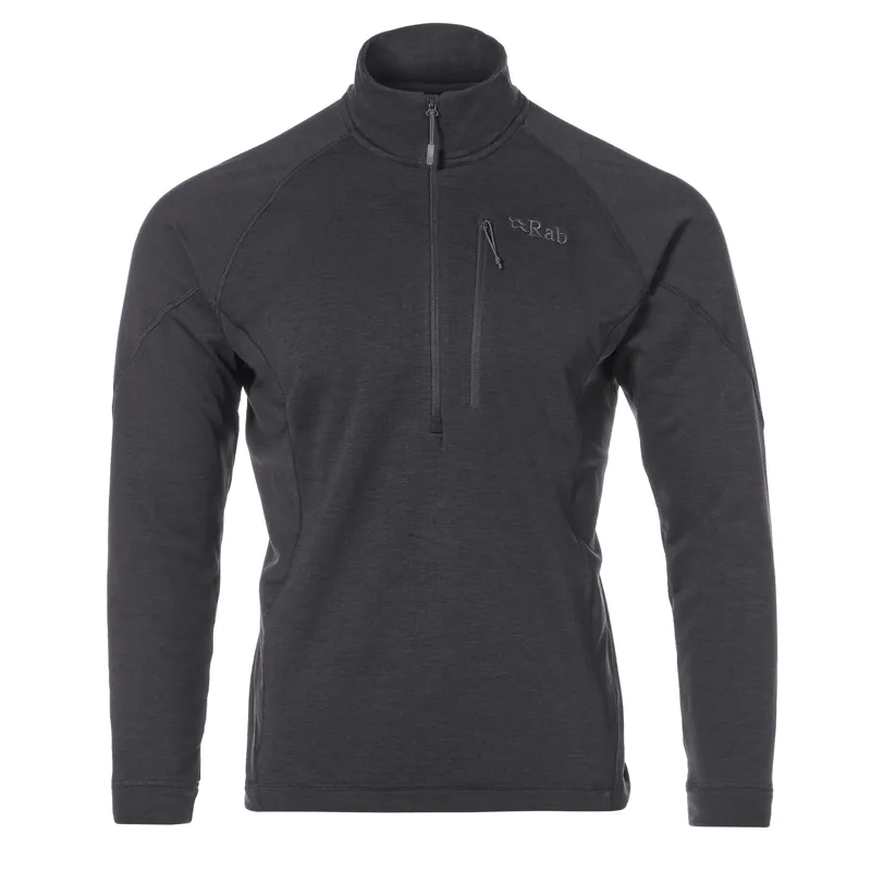 Rab Nucleus Pull-On Steel Mens Midweight Fleece Pullover