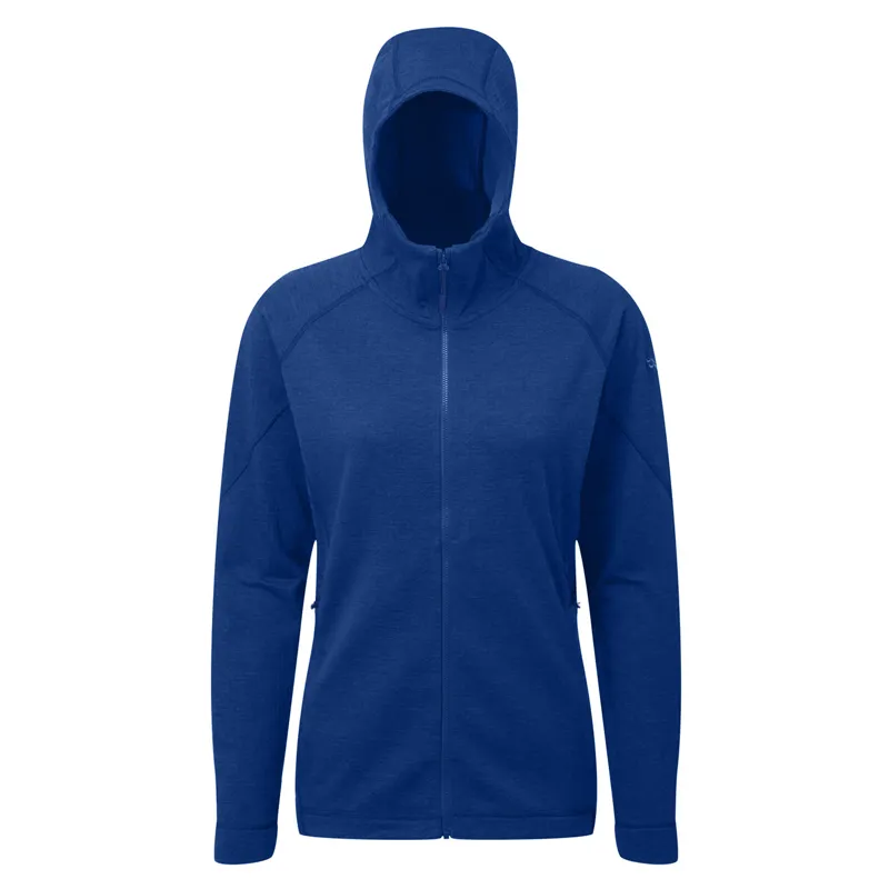 Rab Nucleus Hoody Womens Jacket - Blueprint Lightweight Fleece